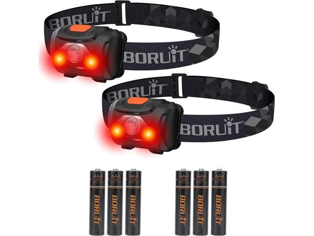 Click here for BORUIT LED Headlamp Red White Light Head Lamp [2-P... prices