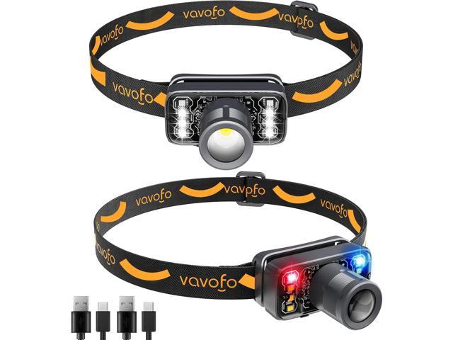 Click here for VAVOFO 2-Pack LED Headlamp Flashlight  500 Lumen R... prices