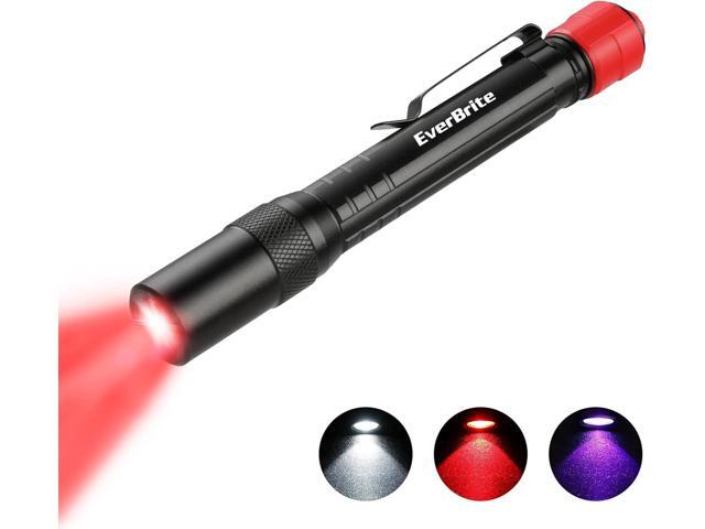 Click here for EverBrite Red Light Flashlight with 395nm Blacklig... prices