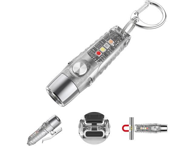 Click here for S12Pro Keychain Flashlight Rechargeable 750 High L... prices