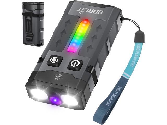 Click here for BORUIT EV20 LED Small EDC Flashlight with 365nm UV... prices