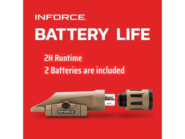 Click here for Inforce WMLX 800 Lumens Gen 2 Weaponlight White Li... prices