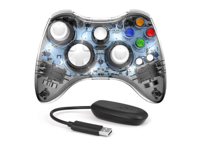 Click here for PAWHITS Wireless Xbox 360 Controller with Cool LED... prices