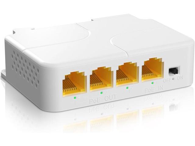 Click here for 1 in 3 Out Gigabit PoE Extender  NICGIGA 3 Port Po... prices
