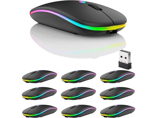 Click here for 10 Pack Wireless Bluetooth Mouse LED Dual Mode Rec... prices