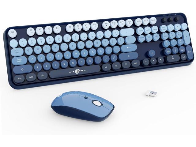 Click here for Wireless Keyboard and Mouse Cute Colorful Keyboard... prices