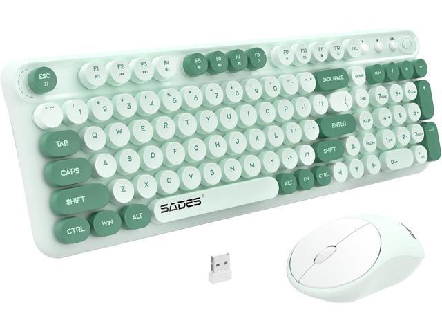 Click here for Wireless Keyboard and Mouse Cute Retro Typewriter... prices