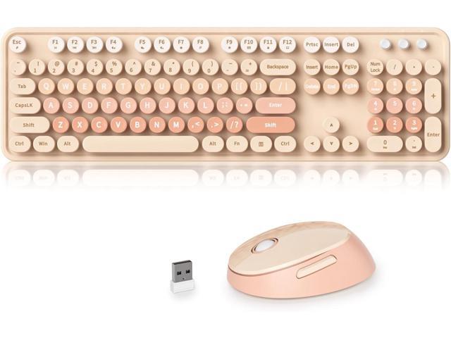 Click here for Brown Wireless Keyboard and Mouse  Cute Keyboard a... prices