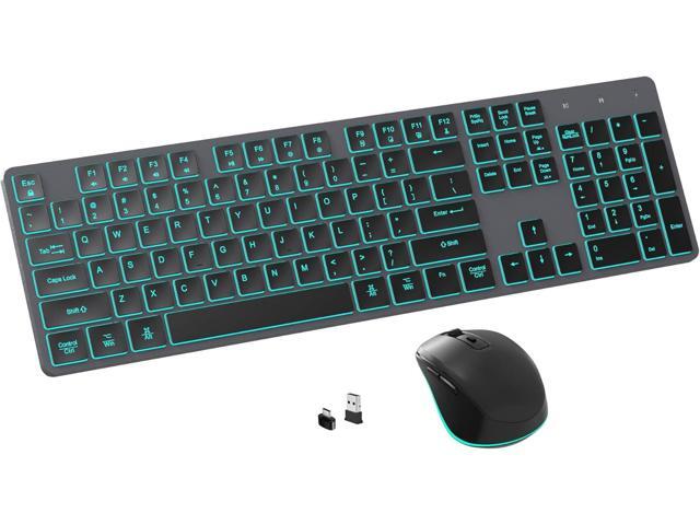 Click here for Quiet Wireless Keyboard and Mouse Backlit  Recharg... prices