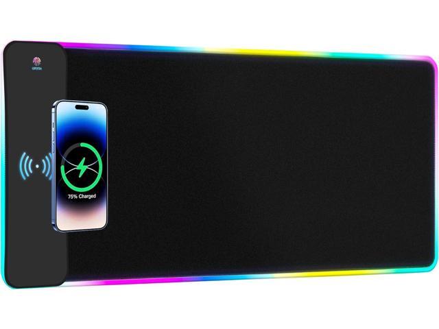 Click here for RGB Wireless Charging Gaming Mouse Pad  15W Fast C... prices