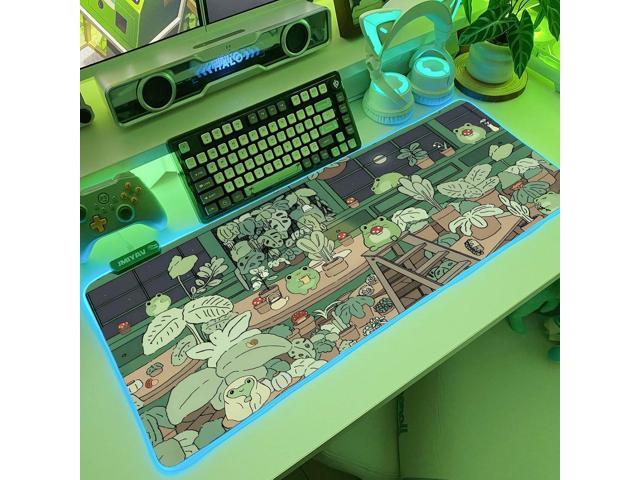 Click here for JMIYAV Little Frog RGB Green Gaming Mouse Pad 31.5... prices