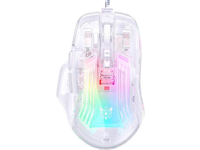 Click here for Wired Gaming Mouse with Transparent Crystal Shell... prices