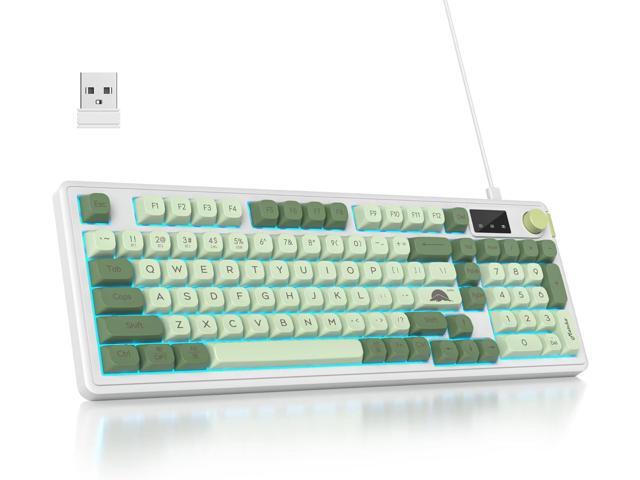 Click here for Owpkeenthy 96 Wireless Matcha Green Keyboard with... prices