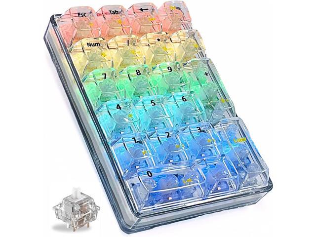 Click here for SOLAKAKA K21 RGB Backlit Tri-Mode Transparent Wire... prices