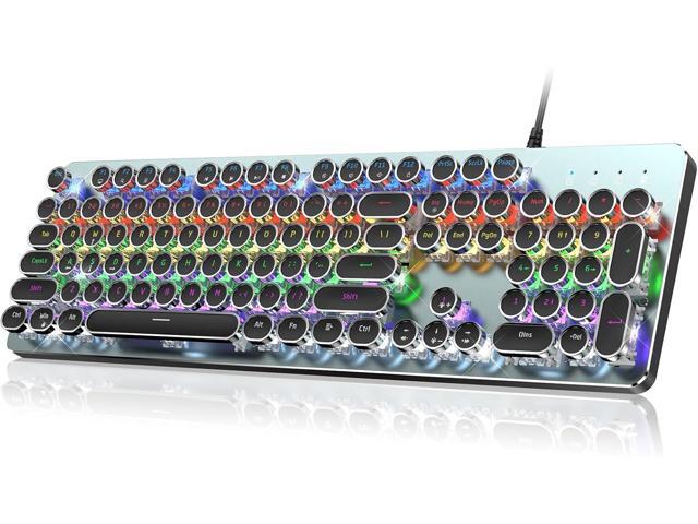 Click here for RisoPhy Typewriter Style Mechanical Gaming Keyboar... prices