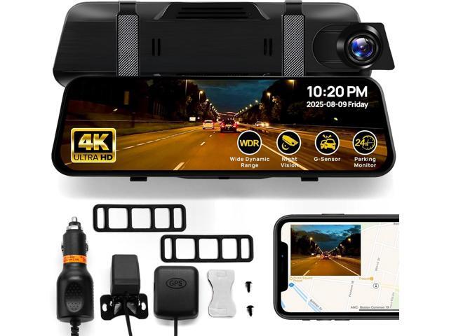 Click here for RIVELA 4K Mirror Dash Cam - 10 Touchscreen Digital... prices