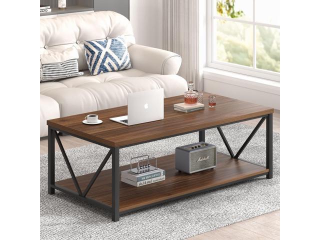 Click here for FOLUBAN Modern Coffee Table  Wood and Metal Center... prices