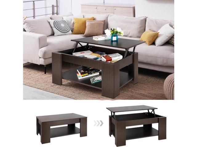 Click here for SUPER DEAL Modern Lift Top Coffee Table w/Hidden C... prices