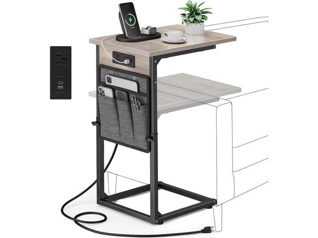Click here for VAGUSICC C Shaped End Table with Charging Station... prices