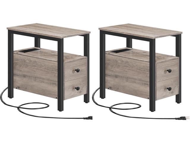 Click here for HOOBRO Set of 2 End Tables with Charging Station... prices