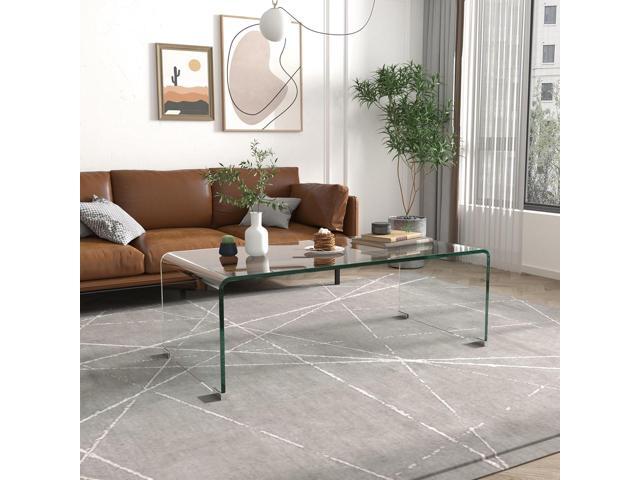 Click here for IANIYA Tempered Glass Coffee Table for Modern Livi... prices