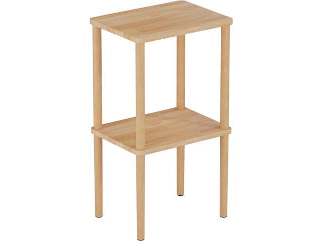 Click here for Solid Wood Side Table  2-Tier Small End Table with... prices