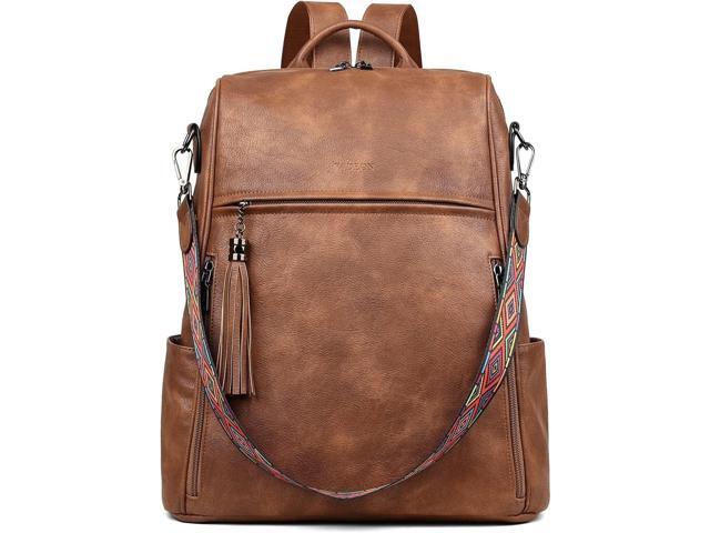 Click here for FADEON Leather Laptop Backpack for Women Designer... prices