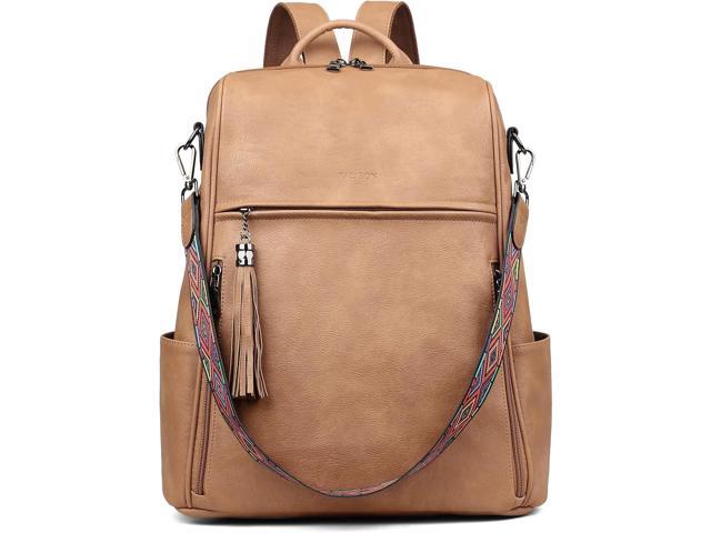 Click here for FADEON Leather Laptop Backpack for Women Designer... prices