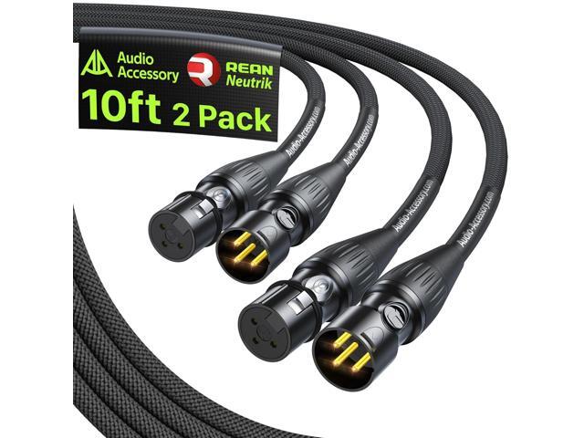 Click here for XLR Cables 10ft 2 Pack  Neutrik REAN Gold-Pin Conn... prices