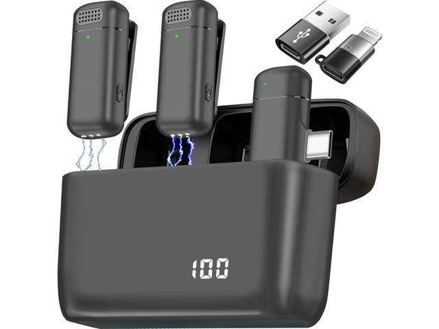 Click here for 2 Pcs 3 in 1 Wireless Lavalier Microphones for iPh... prices