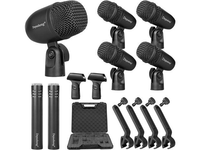 Click here for Depusheng 7-Piece Drum Microphone Set with 5 Dynam... prices