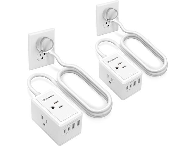 Click here for 2 Pack Power Strip Surge Protector-3 Widely Spaced... prices