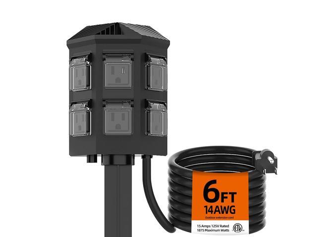 Click here for TiFFCOFiO Outdoor Power Strip Waterproof  24 Hour... prices