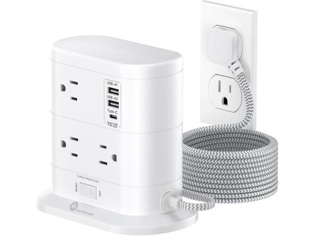 Click here for Overtop Tower Power Strip with Surge Protection  N... prices