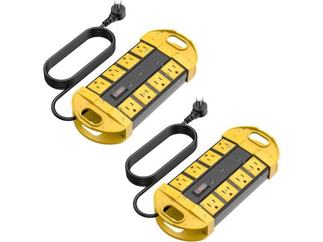 Click here for CCCEI 2 Outdoor Power Strips Weatherproof with 8 P... prices