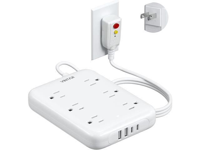 Click here for 2 Prong GFCI Power Strip  VINTAR 2 Prong to 3 Pron... prices