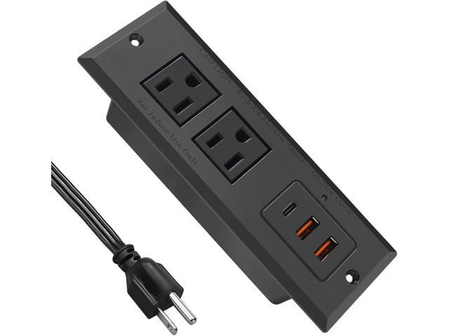 Click here for 20W Recessed Power Strip USB C Fast Charge Desk Po... prices