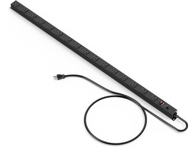 Click here for JUNNUJ Long Metal 16 Outlet Power Strip Wide Space... prices