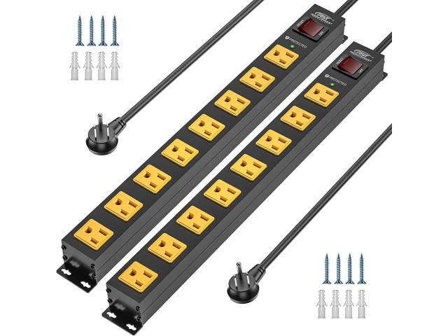 Click here for CRST 2 Pack 8 Outlet Metal Heavy Duty Power Strip... prices