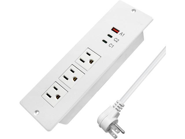 Click here for 45W Recessed Power Strip USB C  Flush Mount Desk E... prices