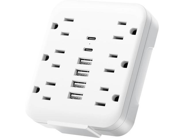 Click here for Multi Plug Wall Outlet Extender with USB Ports: 6... prices