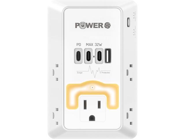 Click here for 20W PD Fast Charging Wall Outlet with USB Ports (3... prices