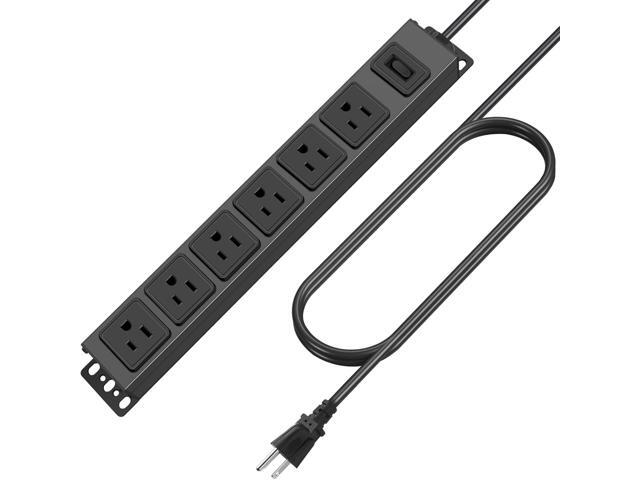 Click here for Magnetic Wall Mount Power Strip  Under Desk 6 Outl... prices