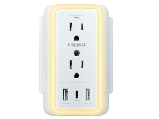 Click here for Multi Plug Wall Outlet  SUREANCE 6-Outlet Extender... prices