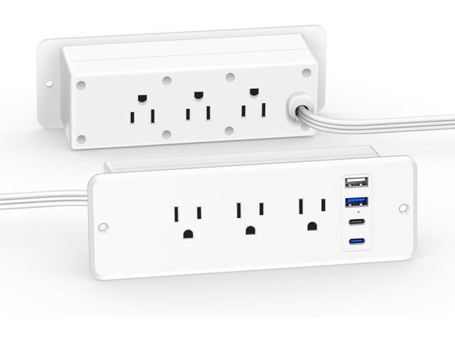 Click here for CCCEI 6 Outlets Dual Side Recessed Power Strip wit... prices