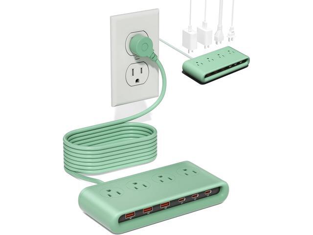 Click here for 10 in 1 Flat Plug Power Strip with USB C  PD20W Fa... prices