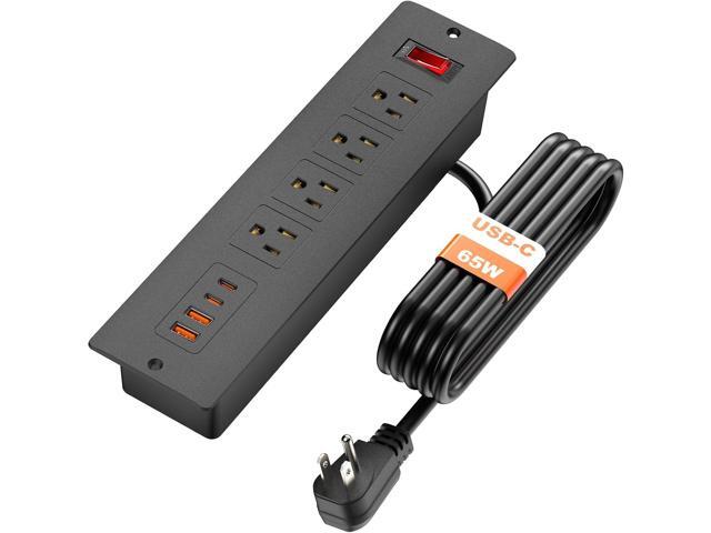 Click here for QBA Recessed Power Strip with USB-C 65W  4 Outlets... prices