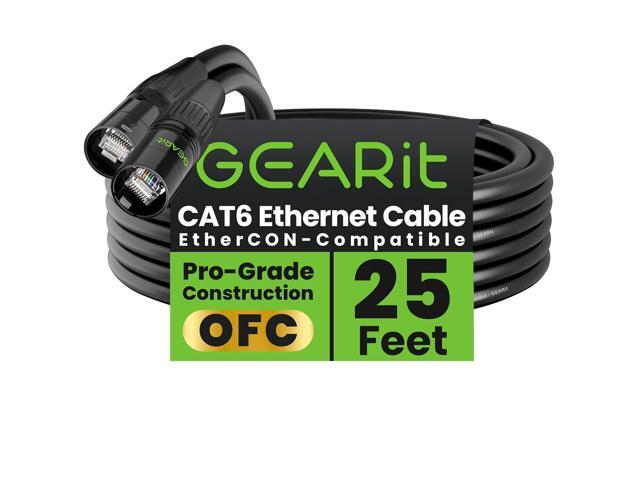 Click here for GEARit Shielded CAT6 Ethercon Cable (25 Feet) Prof... prices