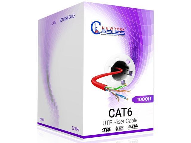 Click here for NewYork Cables Cat6 Ethernet Cable 1000ft Bulk Ris... prices
