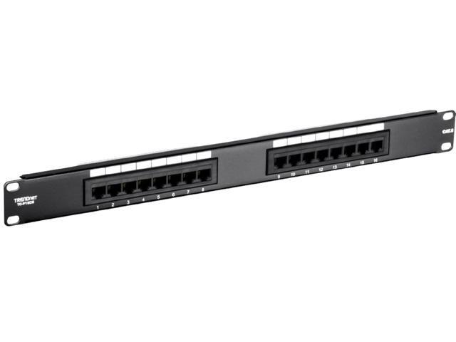 Click here for TRENDnet 16-Port Cat6 Unshielded Patch Panel Rackm... prices